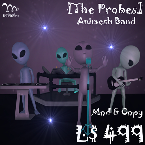 Second Life Marketplace - [The Probes Alien Band] Vendor Wishing Well ...