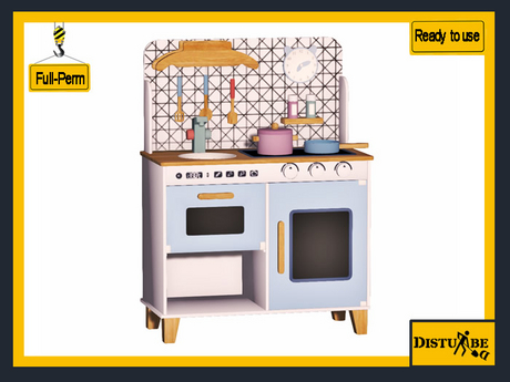 Second Life Marketplace - ::DisturbeD:: Kids Toy - Play Kitchen - FULL ...