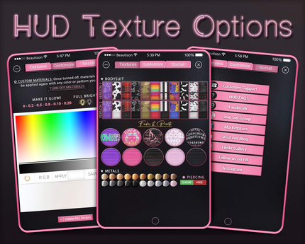 Second Life Marketplace - *B.D.R.* Sable -Bodysuit- (Patterns & Fades)