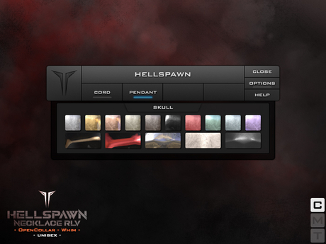 Second Life Marketplace - **RE** Hellspawn Necklace M4 RLV - UNISEX ...