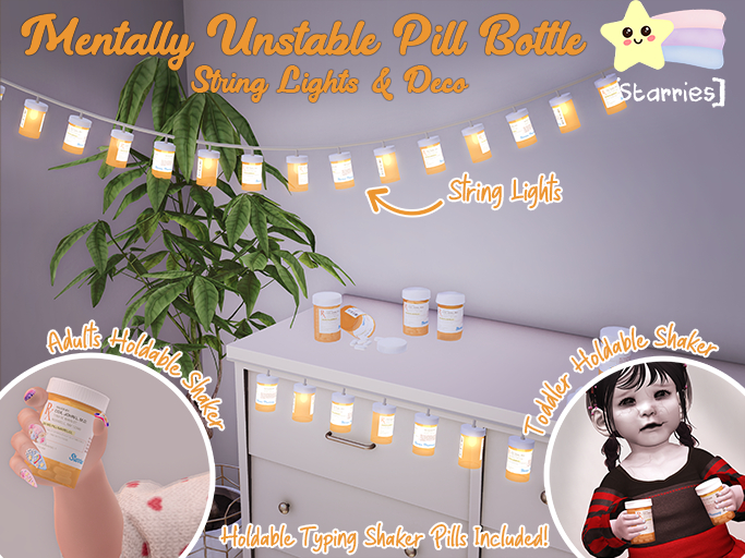 Second Life Marketplace - [Starries] Mentally Unstable Lights, Shaker ...