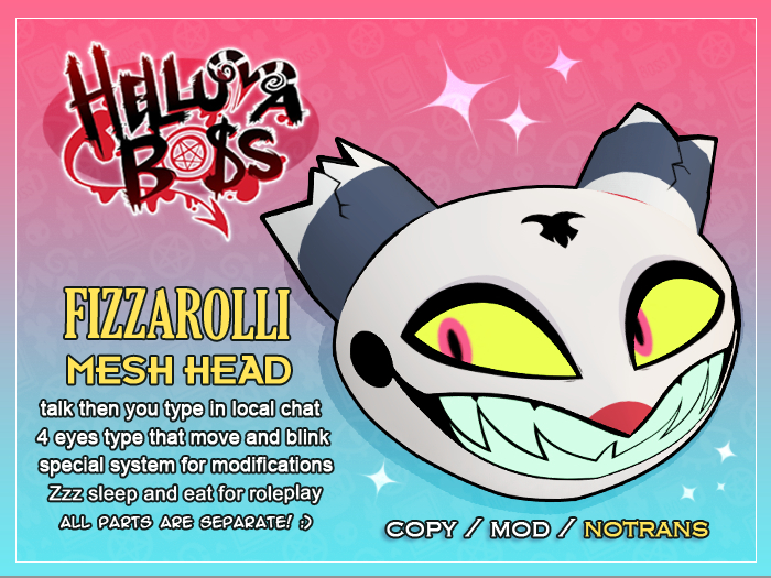 Second Life Marketplace - Helluva Boss - Fizzarolli head