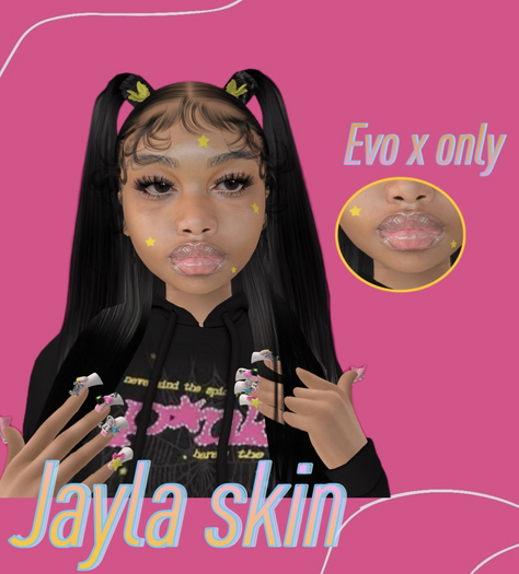 Second Life Marketplace Jayla Evo X Skin