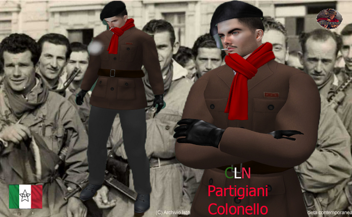 Second Life Marketplace - WW2 CLN PARTIGIANI COLONELLO UNIFORMI