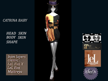 Second Life Marketplace - AVATAR CATRINA BABY FULL PACK .::KhaOs::.