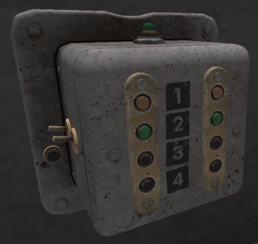 Second Life Marketplace - /AVP/ Vintage Industrial Control Panel *WEAR ME*