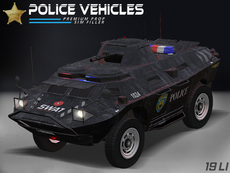 Second Life Marketplace - [CA] THE PREMIUM PROPS POLICE HEAVY VEHICLES
