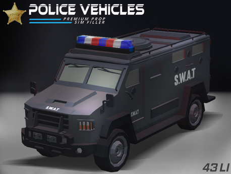 Second Life Marketplace - [CA] THE PREMIUM PROPS POLICE HEAVY VEHICLES