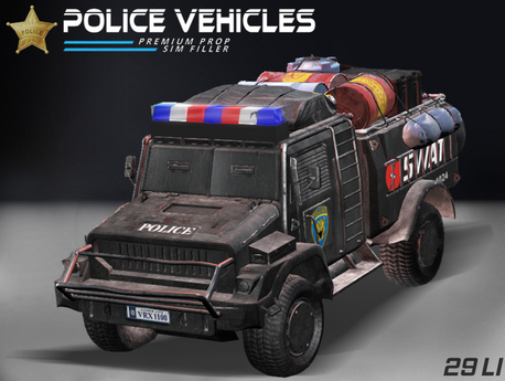 Second Life Marketplace - [CA] THE PREMIUM PROPS POLICE HEAVY VEHICLES