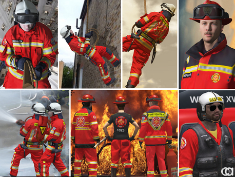 Second Life Marketplace - [CA] THE PREMIUM PROPS FIREFIGHTING TEAM RED