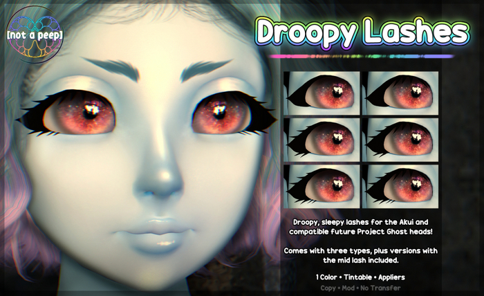 Second Life Marketplace - [n.a.p] Akui: Droopy Lashes