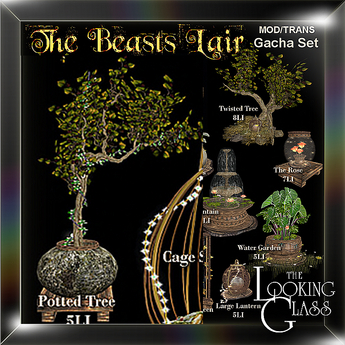 Second Life Marketplace - TLG - The Beasts Lair Potted Tree Boxed