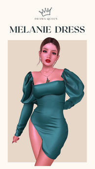 Second Life Marketplace - DRAMA QUEEN Melanie Dress DEMO (ADD)