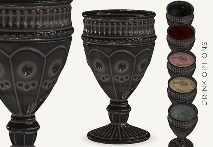 Second Life Marketplace - Dahlia - Spooky Dinner - Drinking Goblet ...