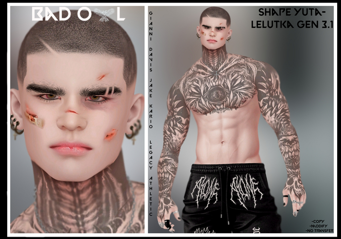 Second Life Marketplace - SHAPE YUTA-LELUTKA GEN 3.1