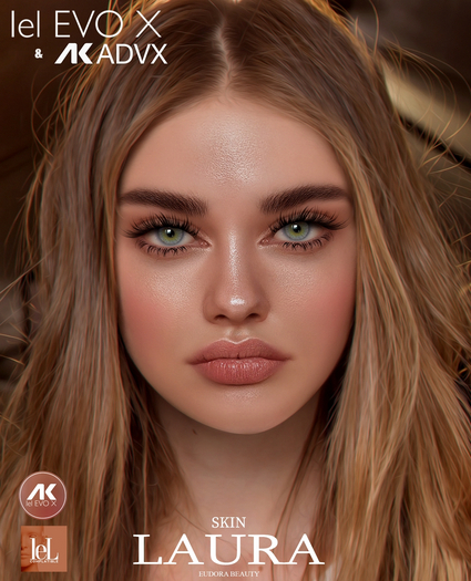 Second Life Marketplace - E.BEAUTY - LAURA SKIN DEMO [LELUTKA EvOX]