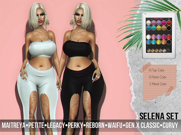 Second Life Marketplace - [TOXIC BISH] Selena Set @ HUD