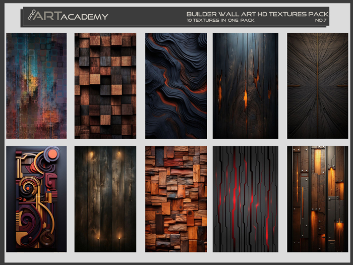 Second Life Marketplace - @PAA - Builder Textures Pack 7