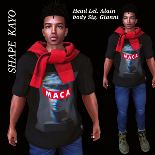 Second Life Marketplace - SHAPE KAYO FOR HEAD ALAIN LELUTKA AND BODY ...