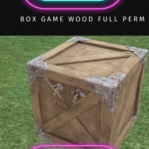 Second Life Marketplace - [MB] box game wood full perm