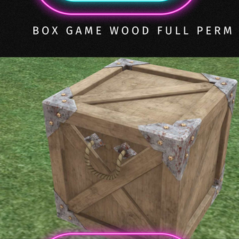 Second Life Marketplace - [MB] box game wood full perm