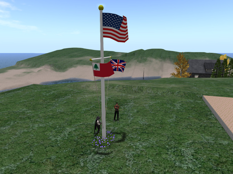 Second Life Marketplace - Maritime flagpole box