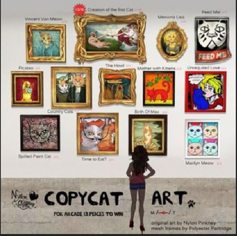 Second Life Marketplace - (NO) CopyCat Art - Mother with Kittens