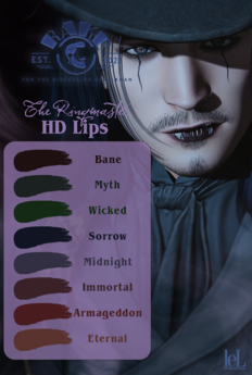 Second Life Marketplace - RAKE Makeup -The Ringmaster- HD Lipstick DEMO