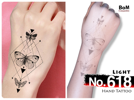 Second Life Marketplace - (Hand Tattoo) No.618 Light