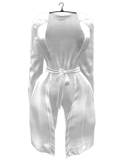 Second Life Marketplace - aprelle mary coat white