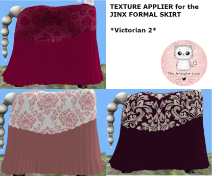 Second Life Marketplace - ::TJL:: Victorian 2 Applier for Jinx Formal Skirt