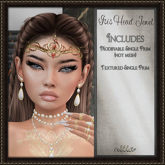 Second Life Marketplace - .:nilla:. - Isis Head Jewels