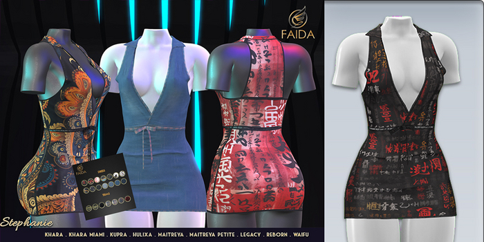 Second Life Marketplace - Faida - Stephanie black kanji