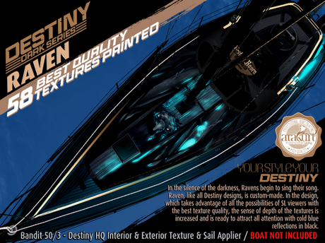Second Life Marketplace - Bandit 50/3 /// Destiny /// RAVEN /// Paint Pack.