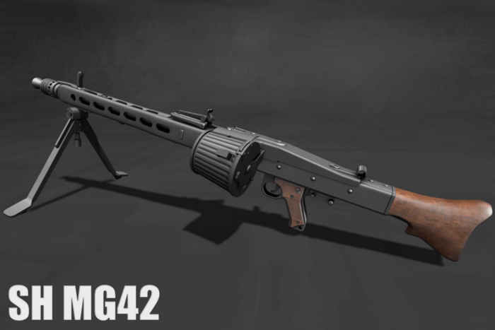 Second Life Marketplace - SH RP Prop Gun - MG42 (Female Version)
