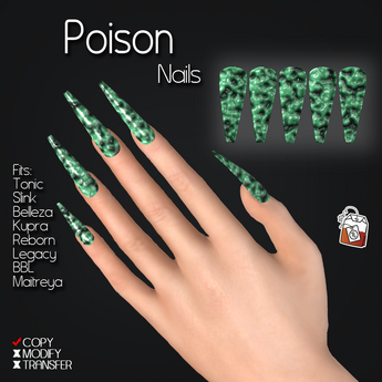Second Life Marketplace - ~TL~ Poison Nails