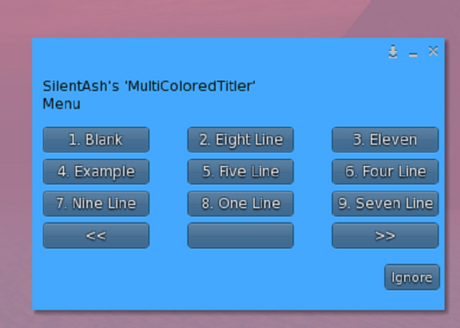 Second Life Marketplace - Multi Color Titler