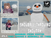 Second Life Marketplace - Grimly Fiendish - Snow Ball Throwing SnowMan