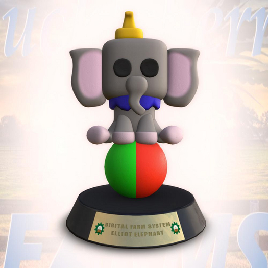 Second Life Marketplace - DFS Collectable - Funpop (Elliot Elephant)