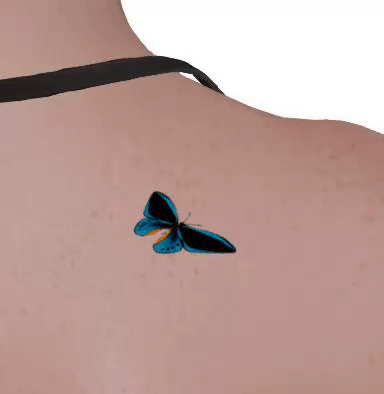 Second Life Marketplace - [AD] Butterfly Animated Tattoo