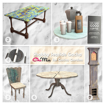 Second Life Marketplace - ChiMia:: Flowering Table [gacha]