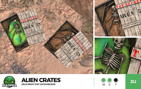Second Life Marketplace - MadPea Alien Crates