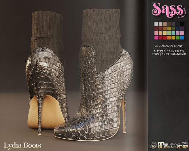 Second Life Marketplace - Sass [Lydia Boots] ♥GenX ♥Legacy ♥Maitreya ♥ ...