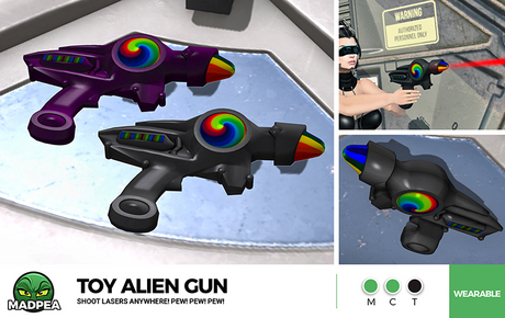 Second Life Marketplace - MadPea Toy Alien Gun
