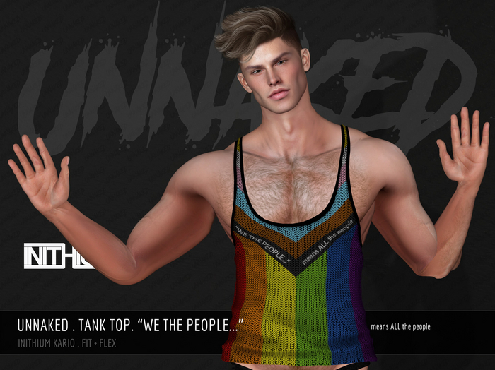 Second Life Marketplace - UNNAKED / TANK TOP / KARIO / WE THE PEOPLE...