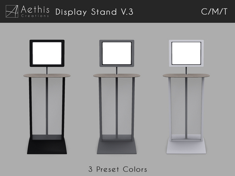 Second Life Marketplace - [AC] Modern Display Stand V.3 - Full Permissions