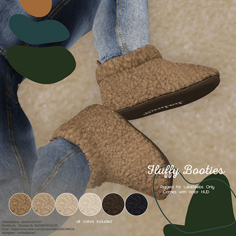 Second Life Marketplace - Rooted - Fluffy Booties