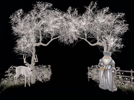 Second Life Marketplace - MC Winter Frost Forest Arch Patch Set