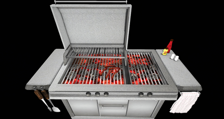 Second Life Marketplace - Animated Deluxe BBQ Grill