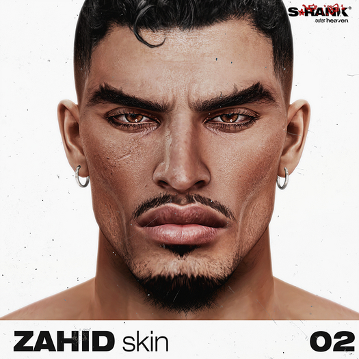 Second Life Marketplace - S-RANK "ZAHID" SKIN / TONE 02